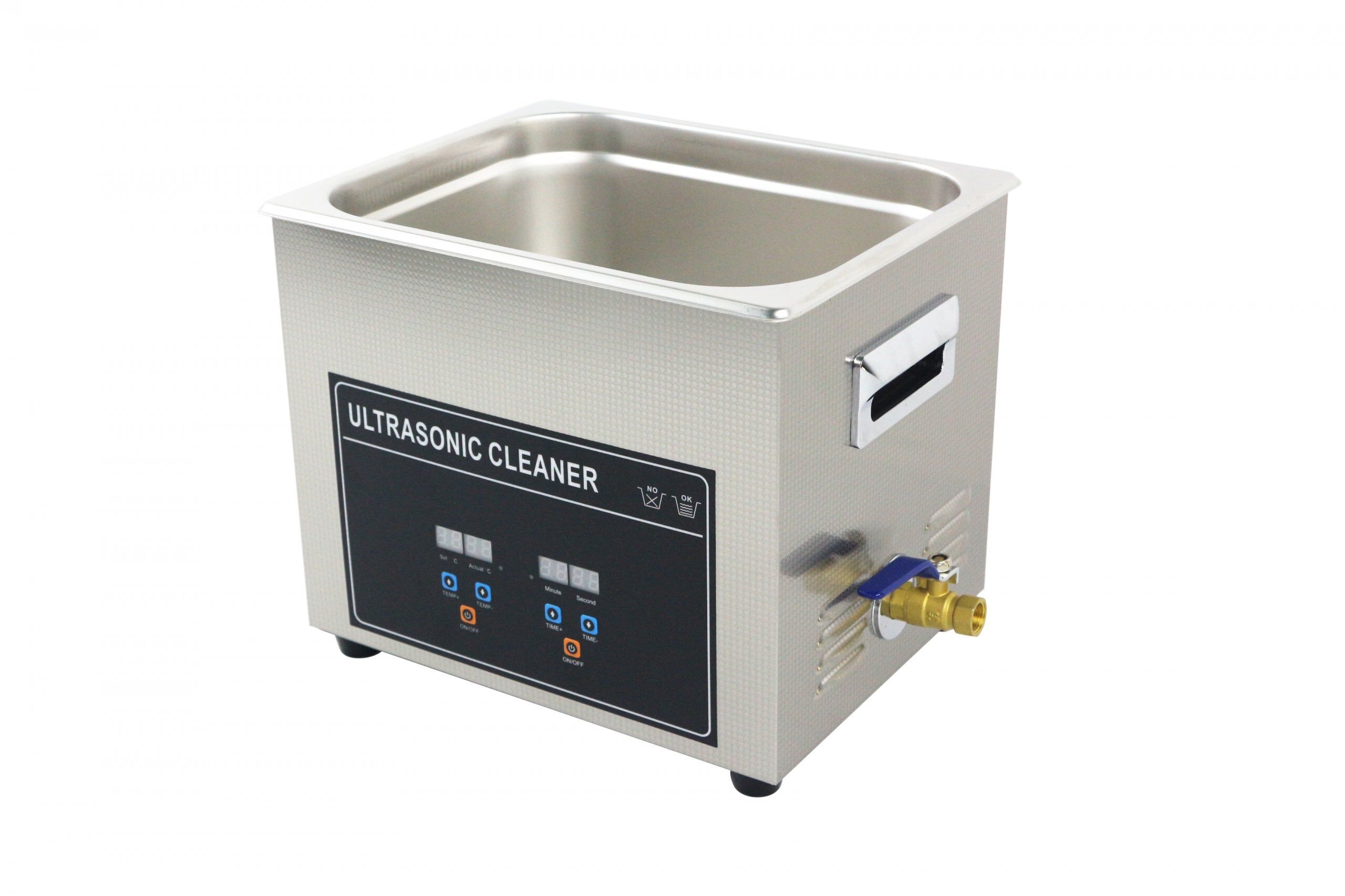 10L Ultrasonic Lab Instrument Cleaner With Drain Vavle - Hongsonic